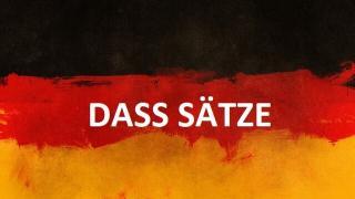 dass sätze – DEUTSCH LERNEN – LEARN GERMAN
